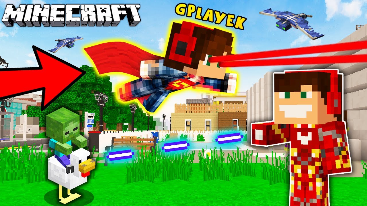 GPLAY Z SYNKIEM ZOSTAJĄ SUPERBOHATERAMI W MINECRAFT?! - YouTube