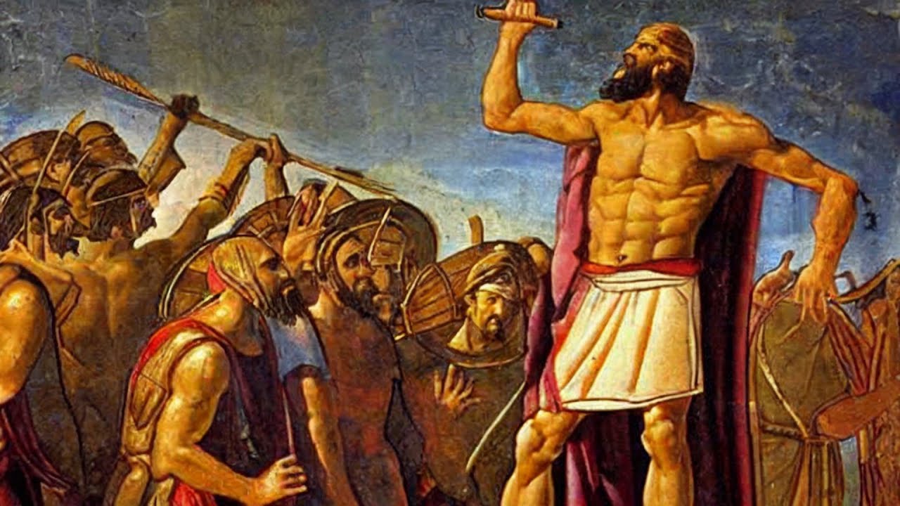 The Story of David and Goliath (Bible in Basic English) - YouTube