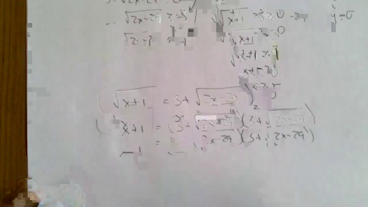 Solving a Complex Radical Equation II - YouTube