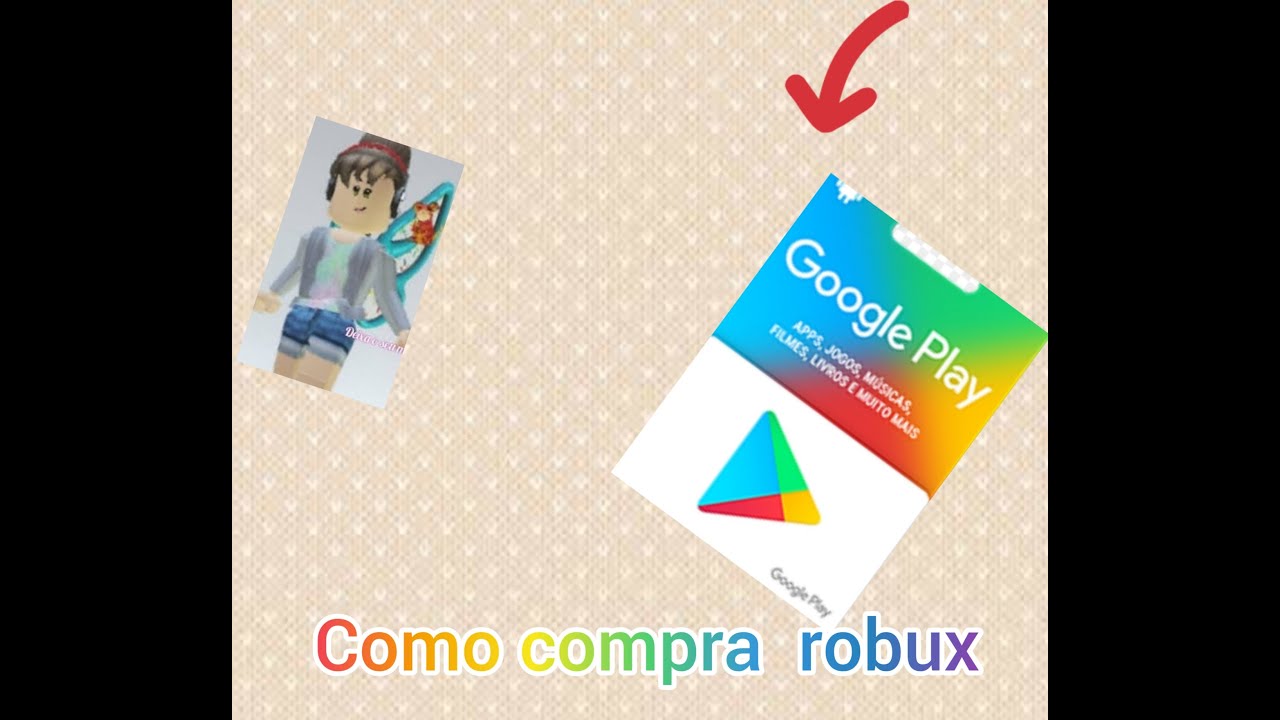 Como compra robux Com GIFT CARD do Google play 🤔muito fácil - YouTube