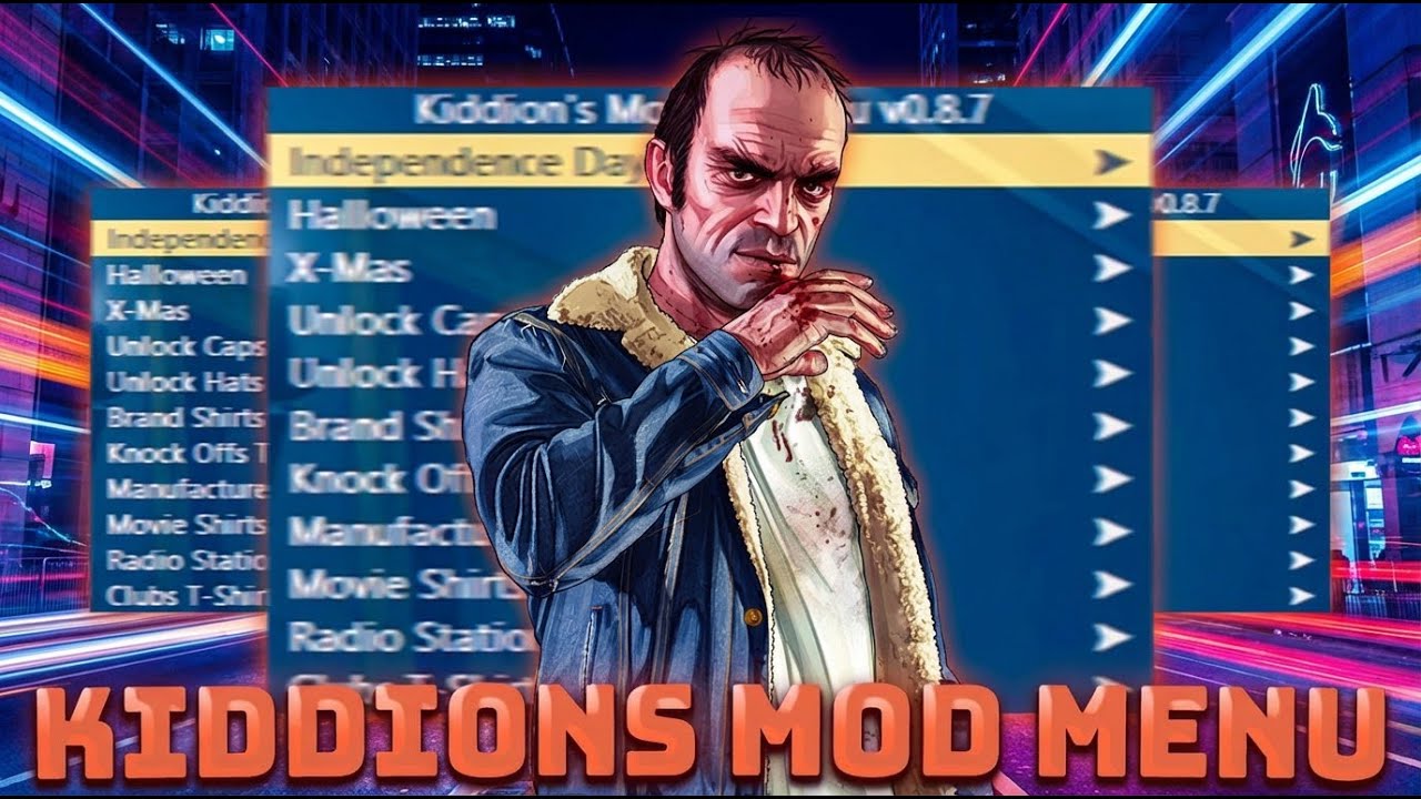 🔥 Best Kiddion's Mod Menu for GTA 5 Online PC! 🚀 Enhance Your Gameplay ...