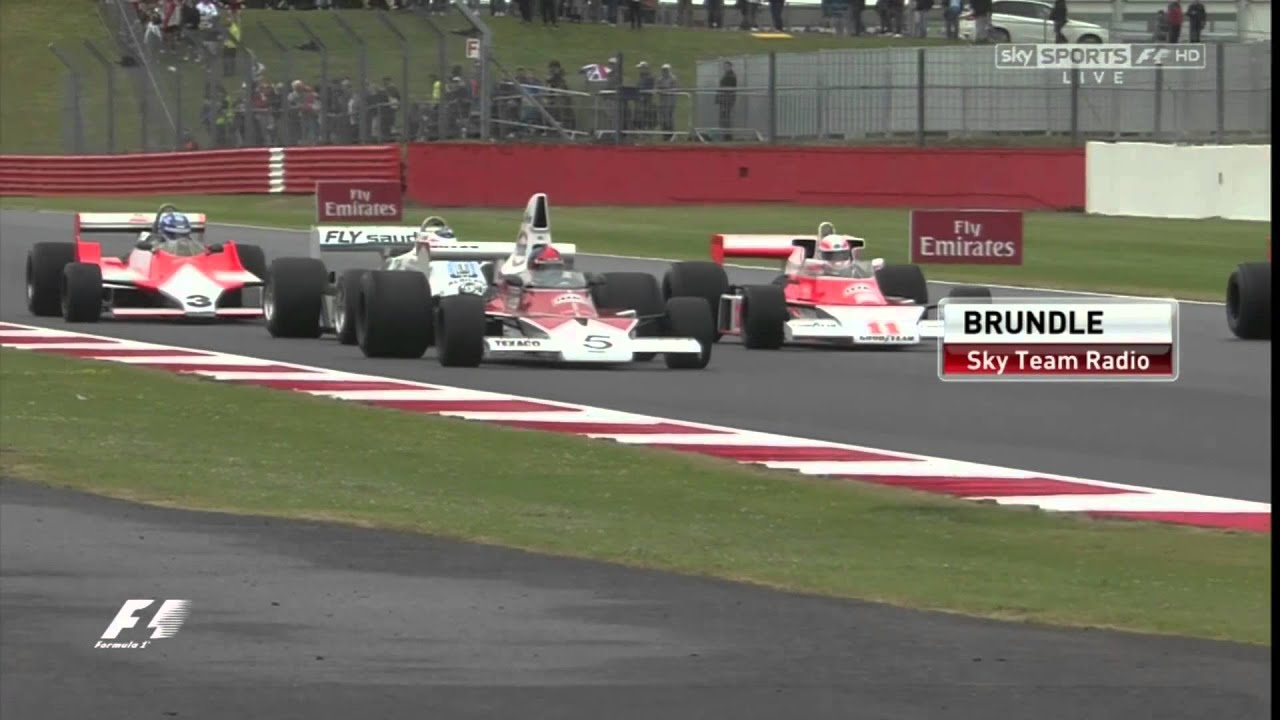 Old f1 cars around SIlverStone - YouTube