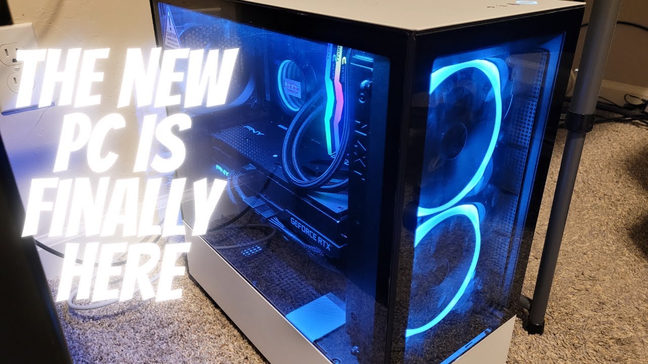 finally got my new pc from nzxt bld - YouTube