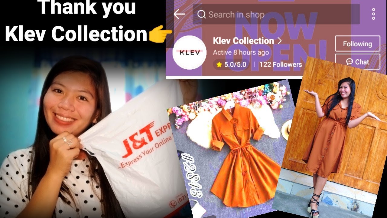 Unboxing gift from Shopee (Klev Collection shop ) - YouTube