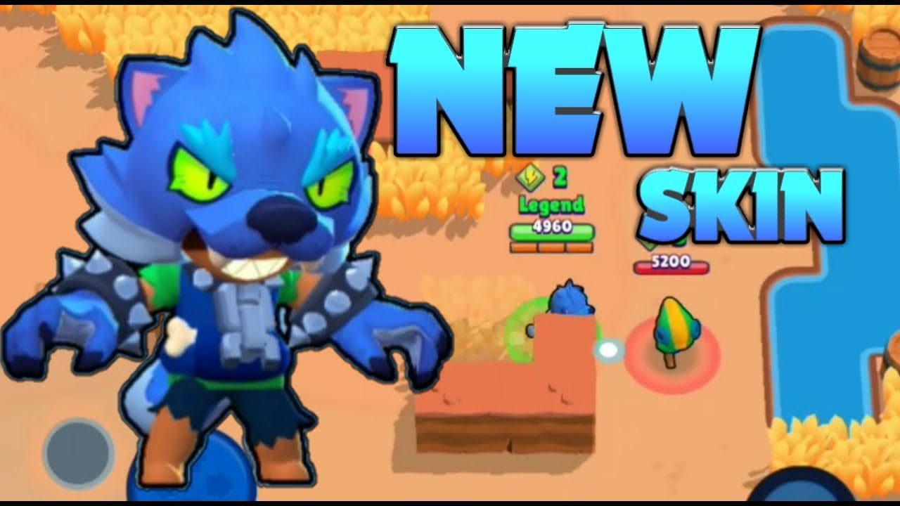 AMAZING LEON NEW SKIN WEREWOLF IN BRAWLSTARS (HINDI) - YouTube