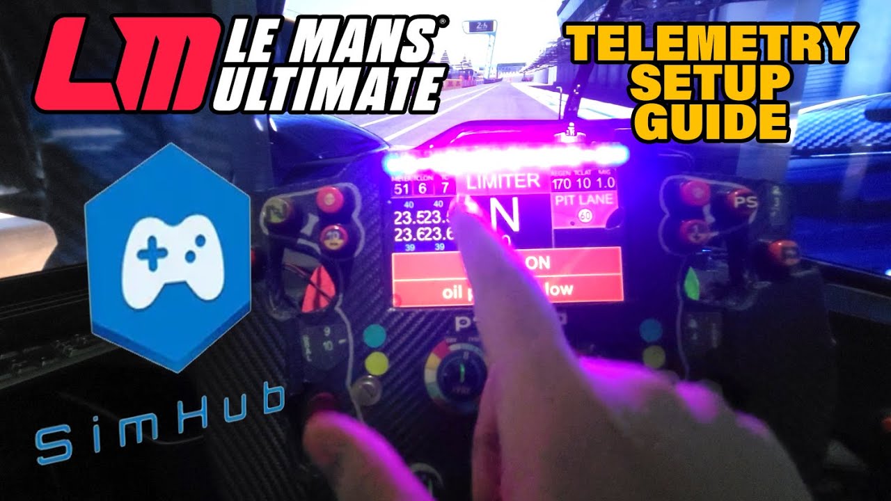 Le Mans Ultimate SimHub Telemetry Tutorial for Sim Racing Setup - YouTube