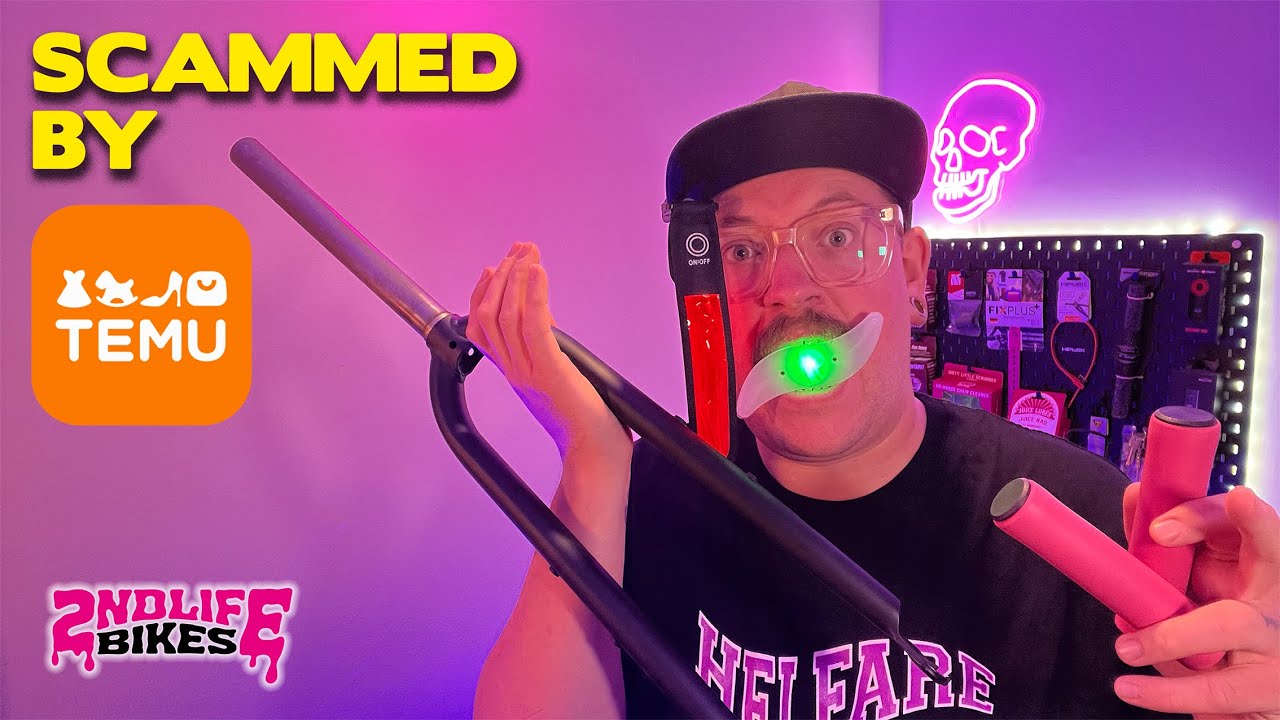 Scammed By Temu - Bike Part Edition - retro cycling parts - YouTube