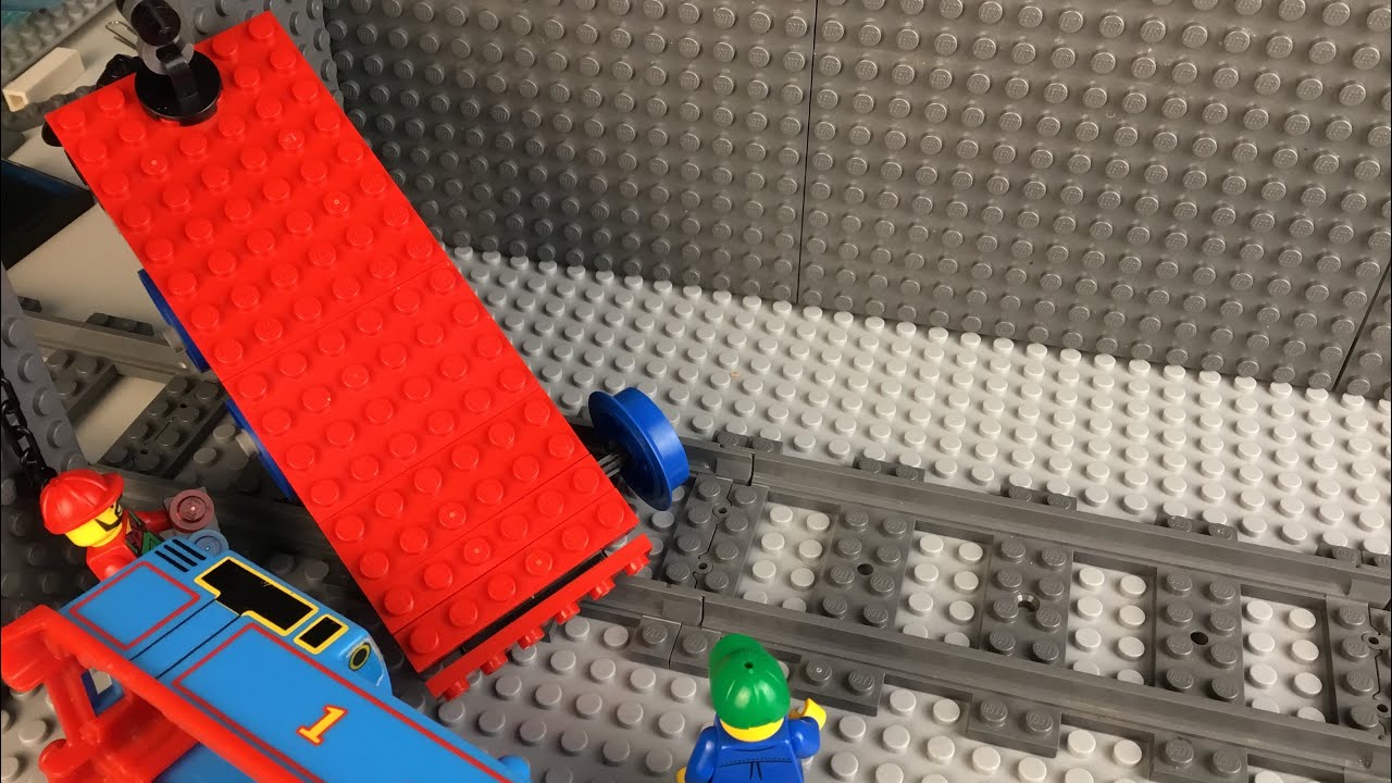 Stop motion test #2 mini figures with LEGO Thomas - YouTube