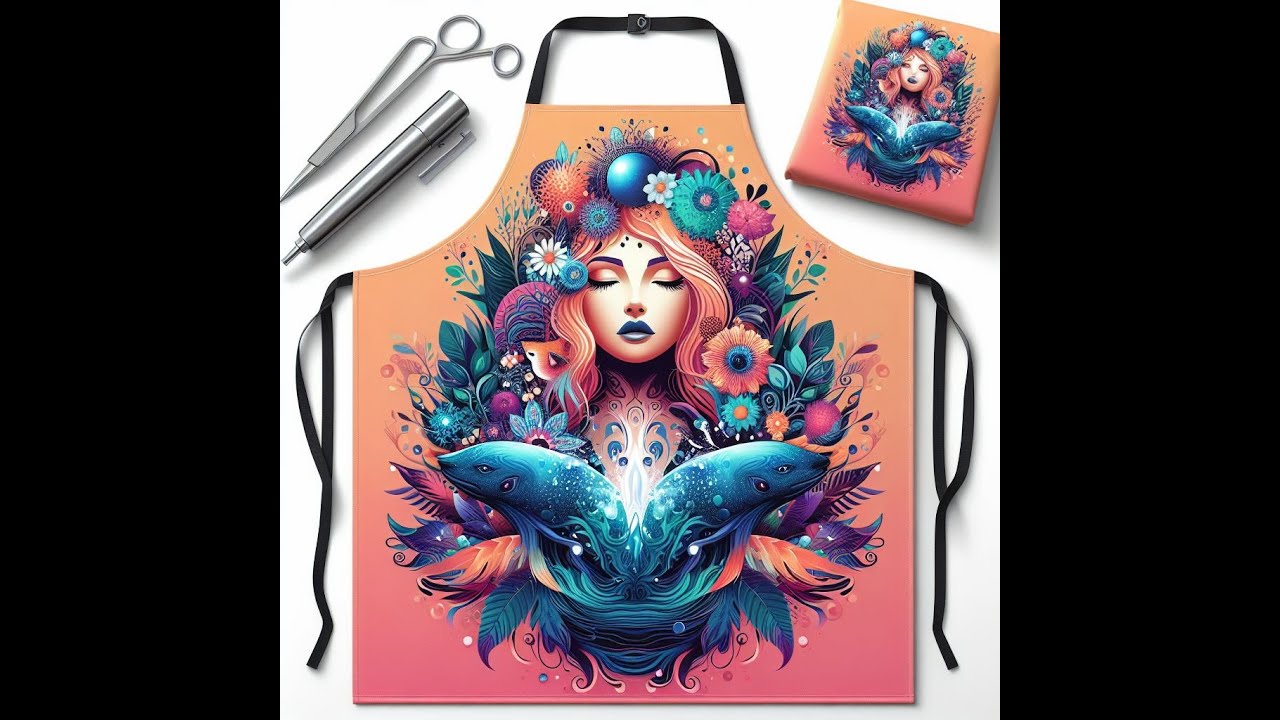 Sublimation Secrets Achieving Vibrant Designs on Polyester Aprons! # ...