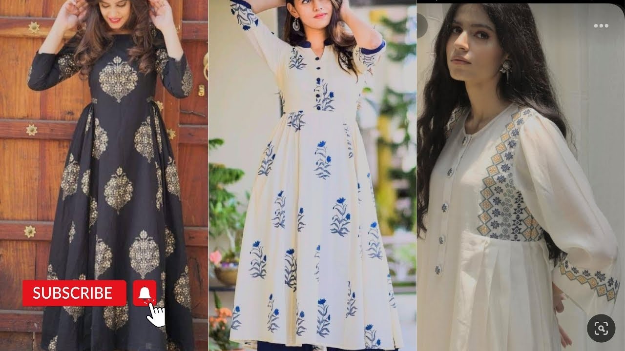 New Trendy side plested kurti cutting and stitching/ unique kurti ...