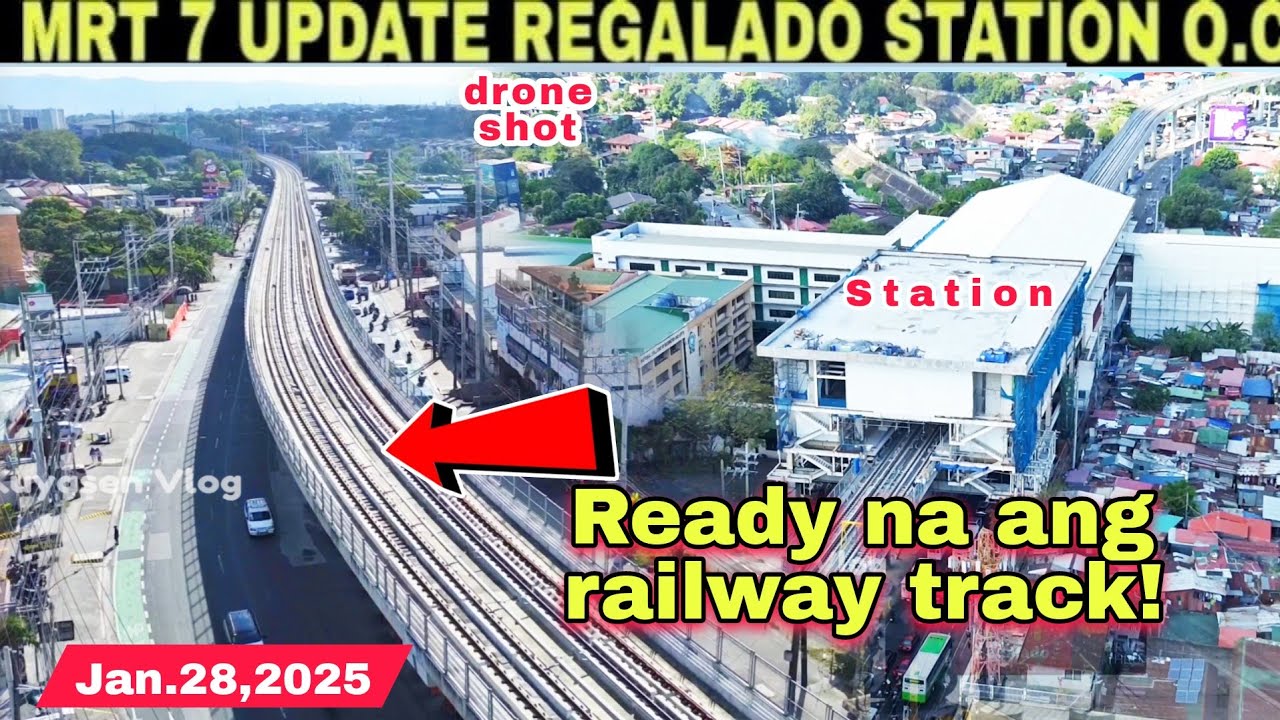 MRT 7 UPDATE REGALADO STATION |Commonwealth ave. Quezon City|Jan.28 ...