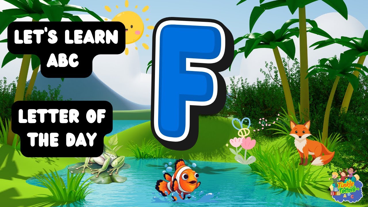 Learn ABC | Learn Letter F | F for Fish, Frog, Fan and Fox | ABC ...