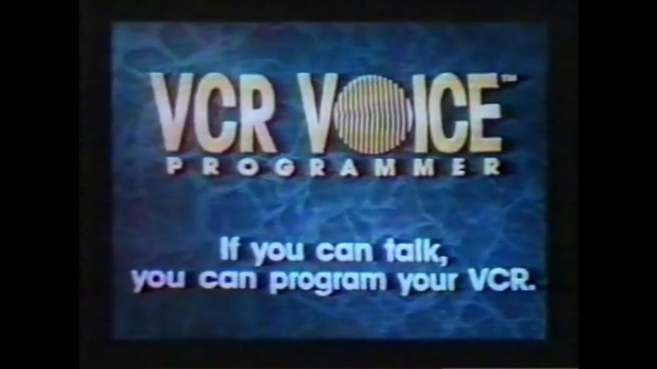 VCR Voice Programmer infomercial (1993) - YouTube