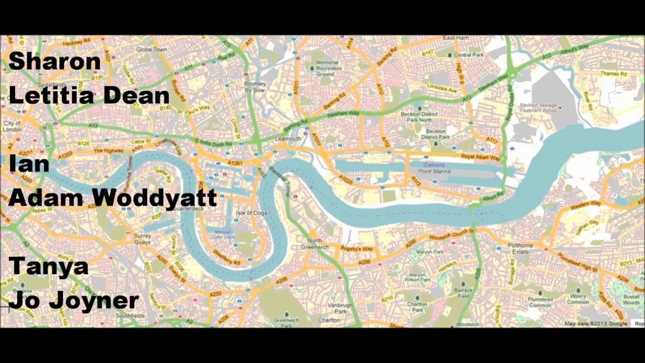 Eastenders Credits Map View - YouTube
