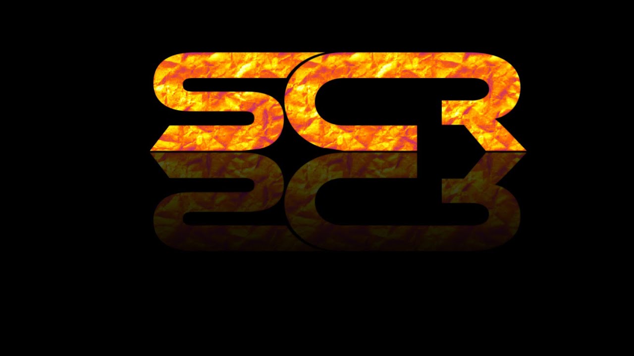 Tempered SCR text logo | Hot map effect in #coreldraw | 3D text logo ...