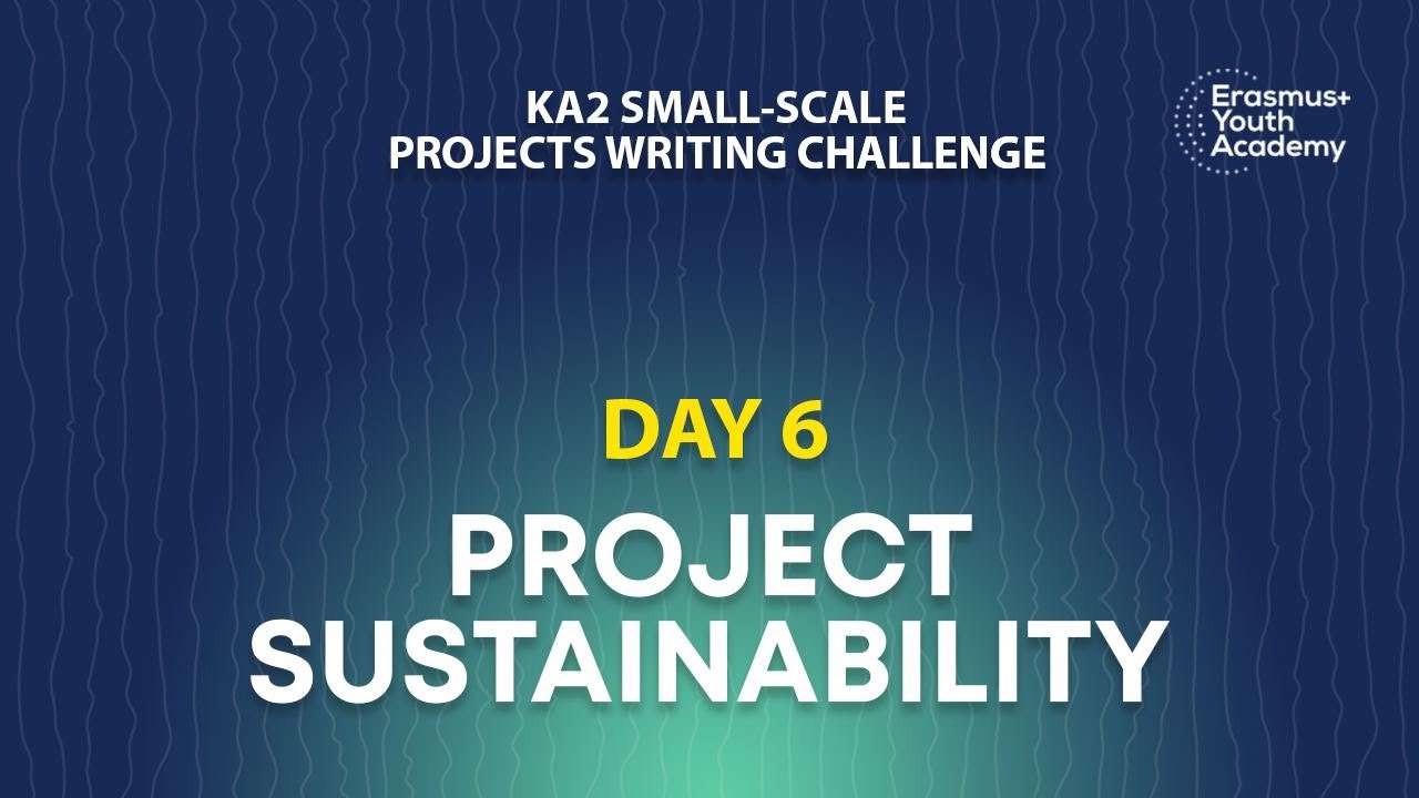 Sustainability in a KA2 Small-scale project - a must? - YouTube
