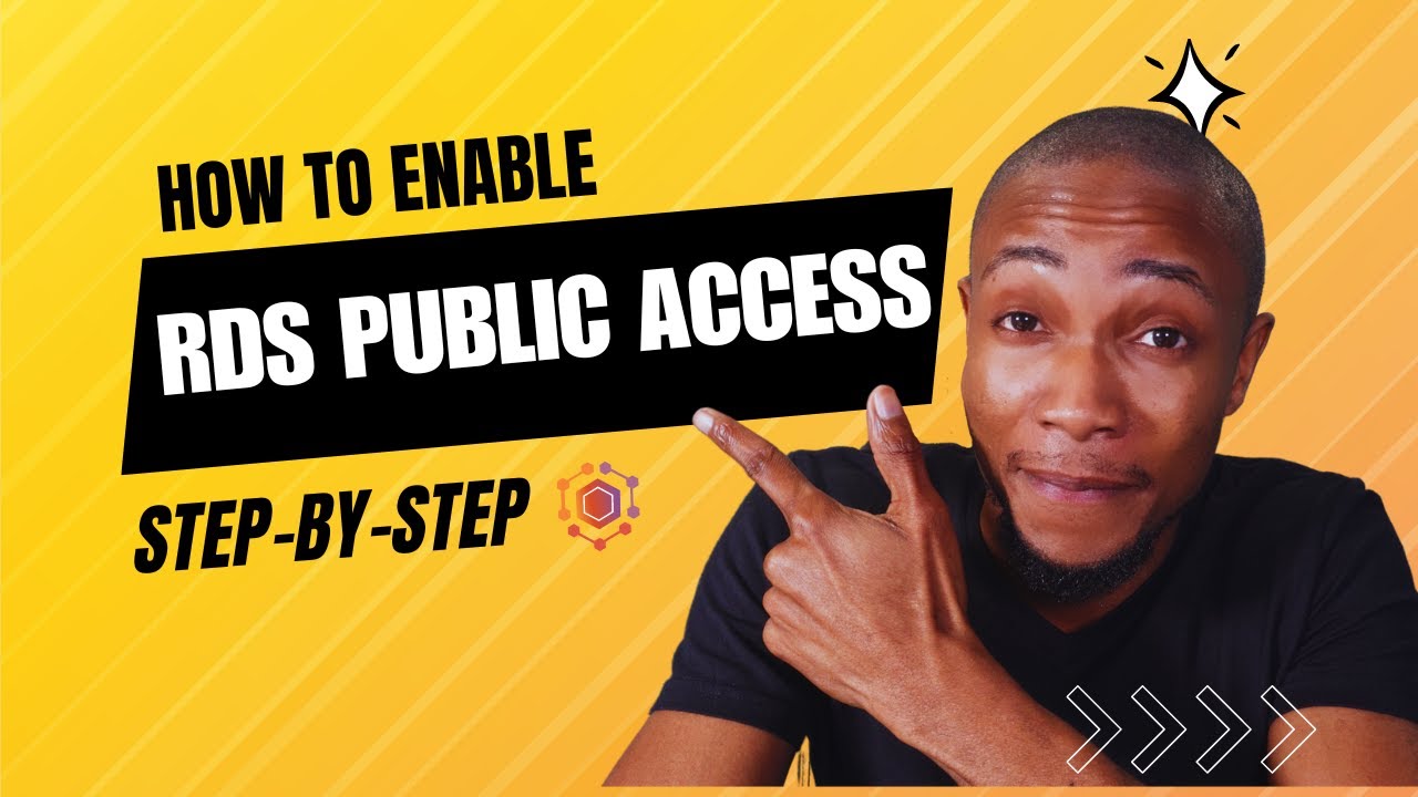 How to Enable Public Access on RDS Database - YouTube