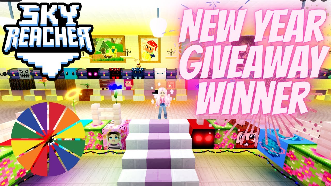 Roblox Sky Reacher - New Year Giveaway winner - YouTube