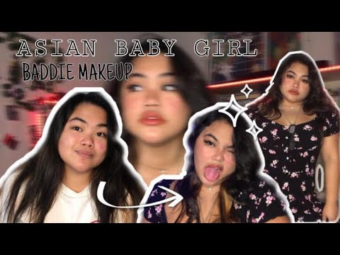 I Tried the ABG BADDIE MAKEUP TRANSFORMATION (Asian Baby Girl ...