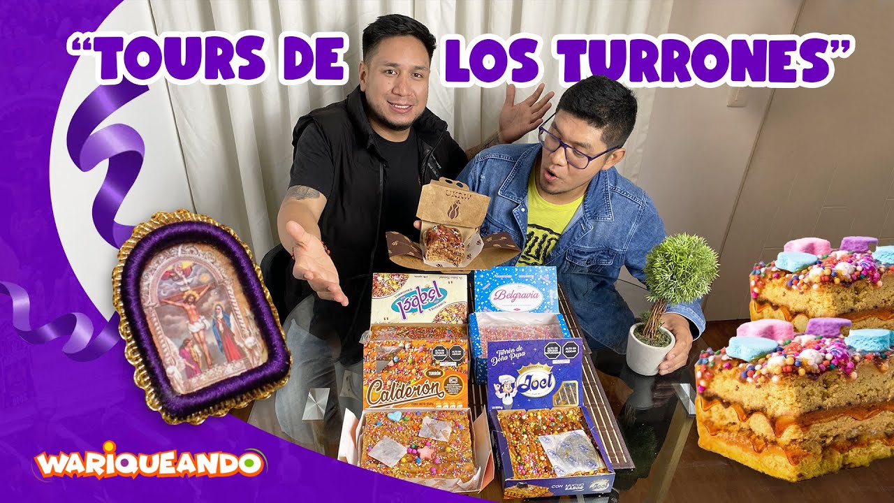 PROBANDO LOS MEJORES TURRONES DE LIMA | 5 Turrones de Doña Pepa parte I ...