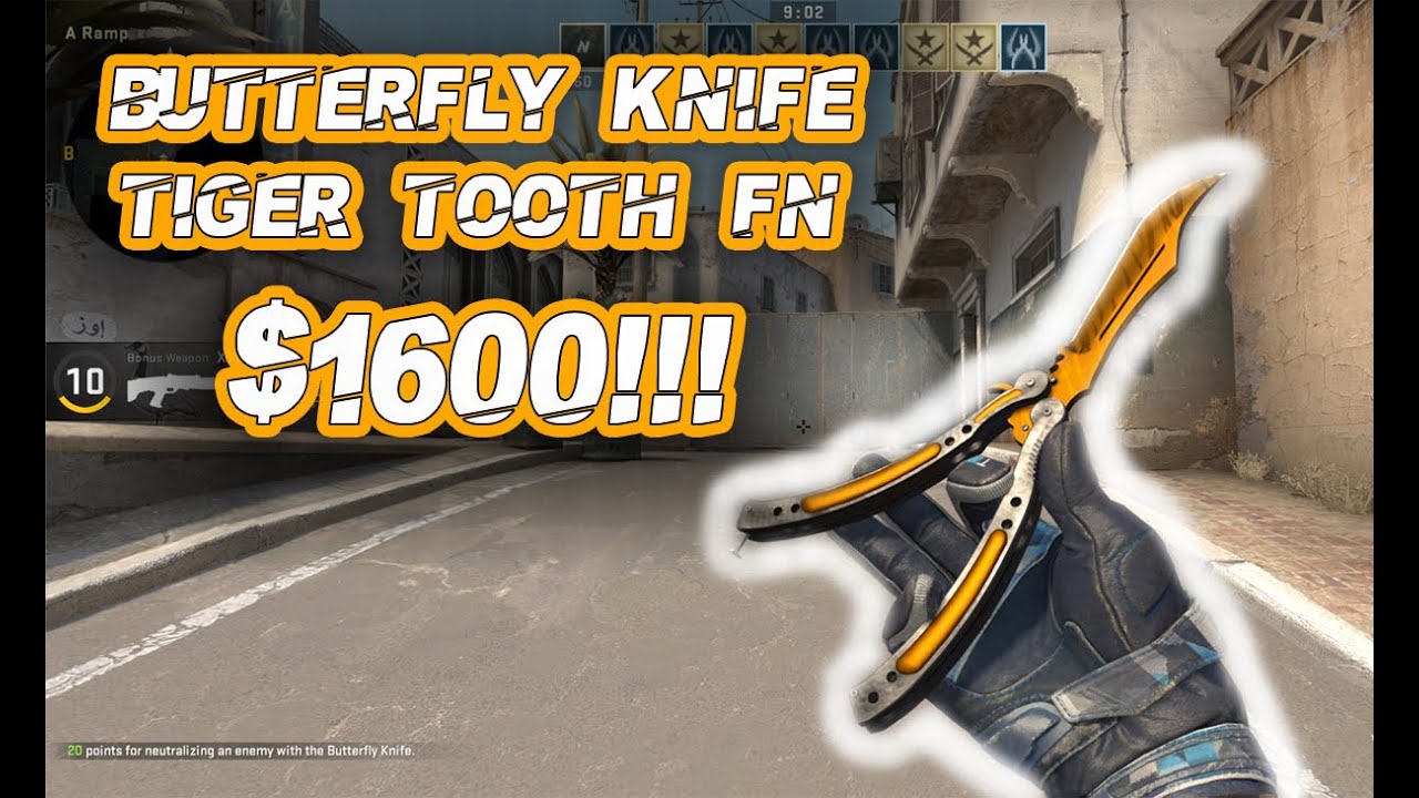Butterfly Knife | Tiger Tooth FN SHOWCASE - YouTube