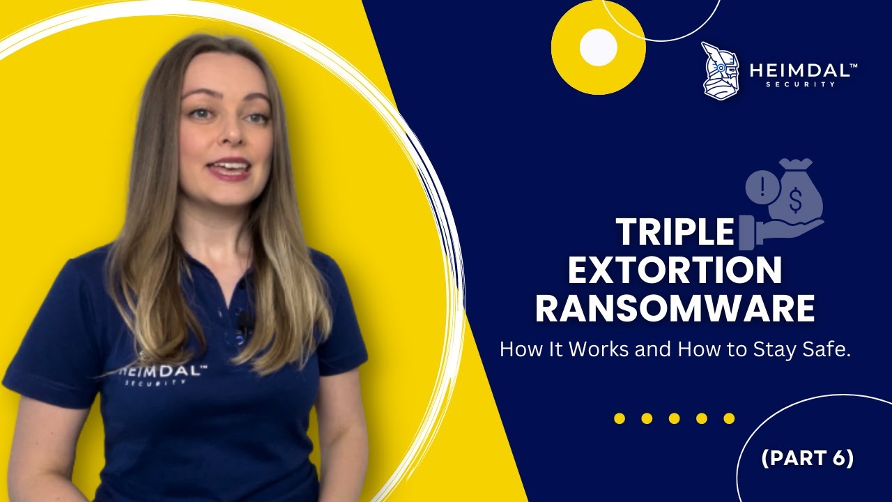 What Is Triple Extortion Ransomware? - YouTube