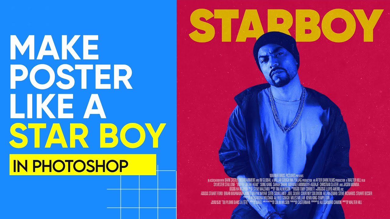 Make Poster Like A Star Boy In Photoshop | Tutorial - YouTube