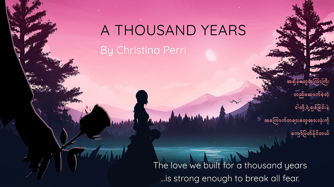 A Thousand Years | Lyrics (Original Song by Christina Perri) - YouTube