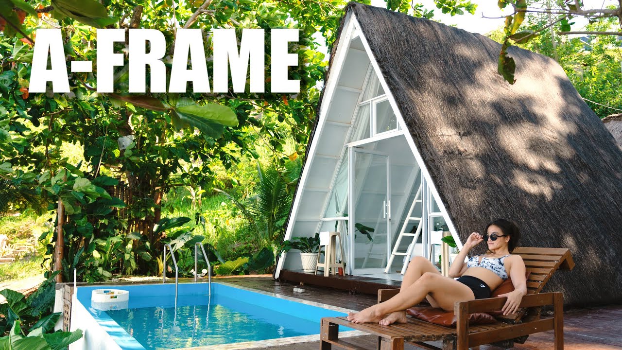 Tiny A-Frame Loft House Tour | Robin's Nesto - YouTube