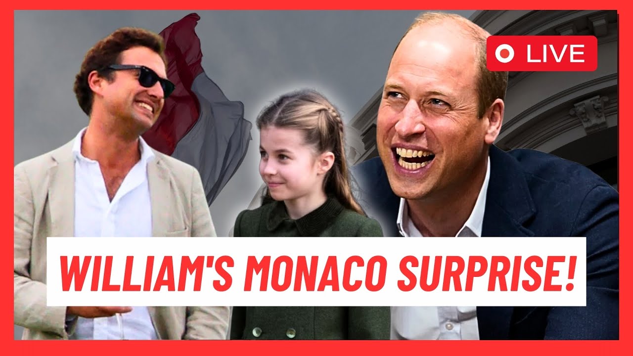 Prince William's Surprise Monaco Appearance with Charlotte's Godfather ...