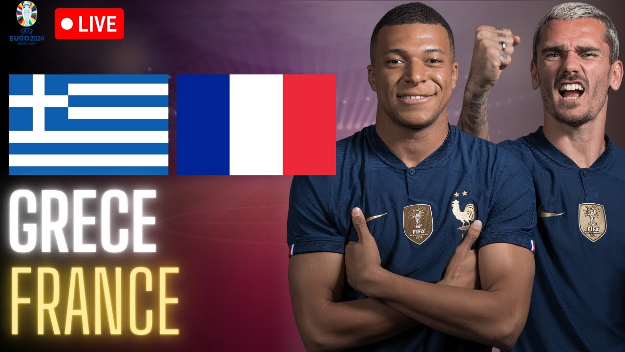 🔴🇬🇷🇫🇷 GRECE - FRANCE LIVE / 🔥ALLEZ LES BLEUS! / 🚨OBJECTIF 1ER AU ...