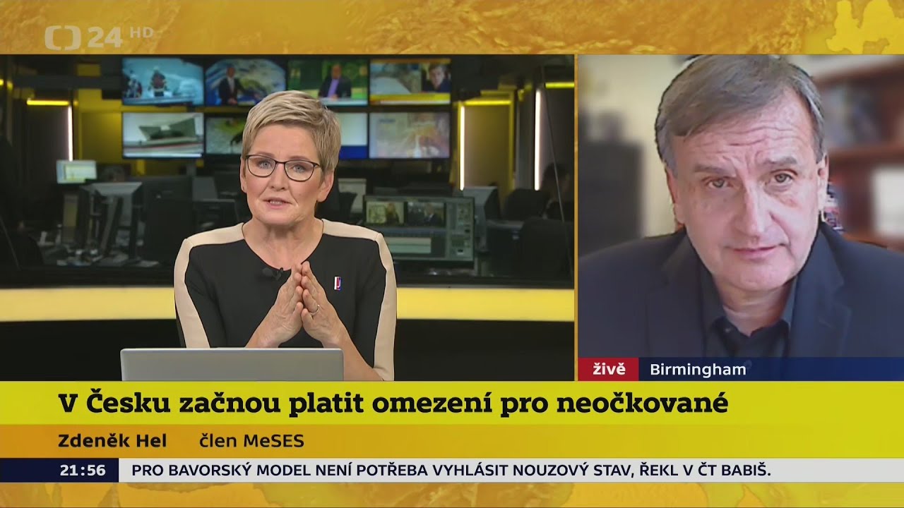 Zdeněk Hel - v Česku začnou platit omezení pro neočkované - YouTube