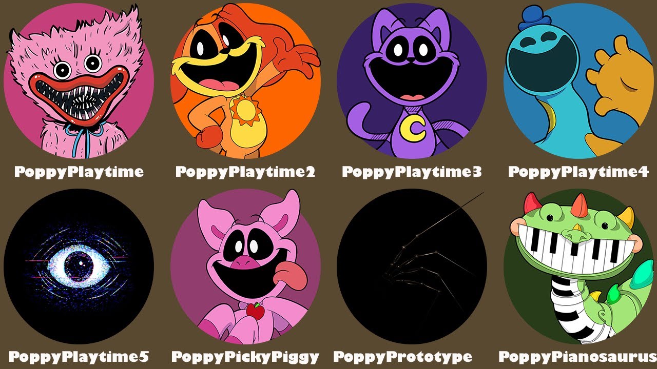 Poppy Playtime Chapter 1, 2, 3, 4, 5, 6 Full Gameplay,Poppy Playtime 5 ...