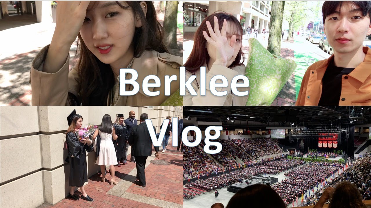 [VLOG] 버클리음대 졸업식ㅣ보스턴 일상ㅣ미국 음대생 브이로그ㅣ미국 대학교 졸업식ㅣ2019 Berklee Graduation ...