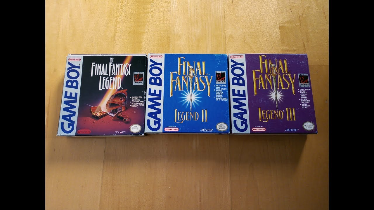 Les 3 Final Fantasy Legend - Game Boy - Nintendo - YouTube