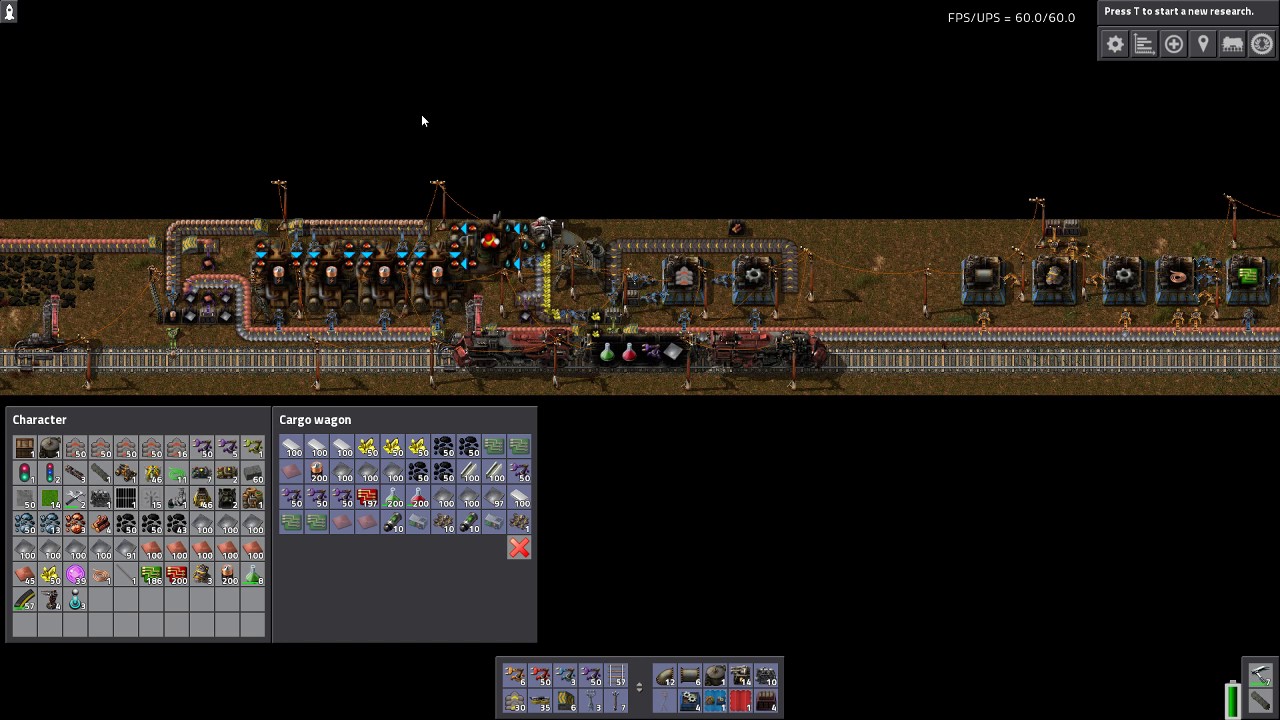 Factorio 10 square tall ribbon base - YouTube