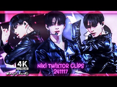 Enhypen Niki Twixtor Clips 4K || 241117 Enhypen Niki No Doubt Fancam ...