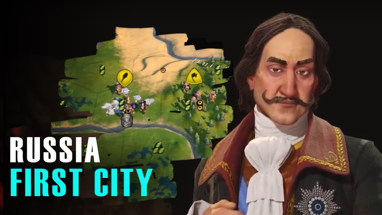 DEITY TIPS💪How to settle the first city as Russia in Civ 6? - YouTube