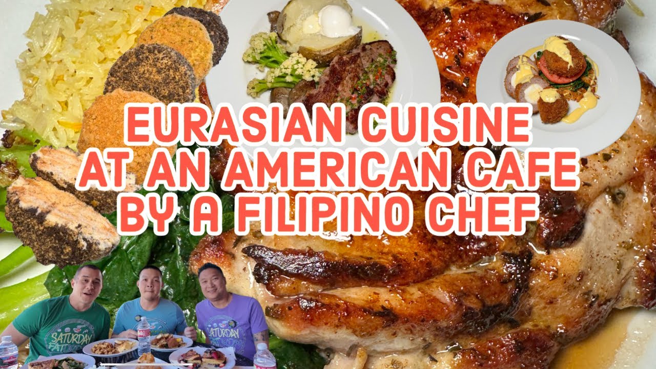 FILIPINO Chef making Eurasian Cuisine at an American Cafe! Temptations ...