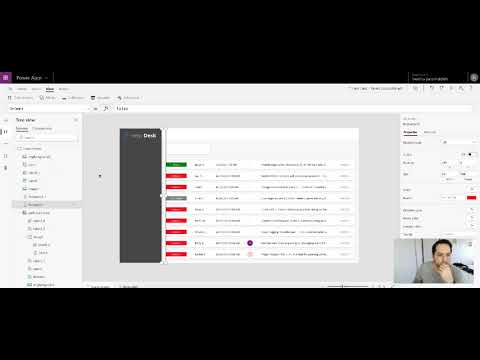Help Desk PART 2 Power App - Filters & Side Menu - YouTube
