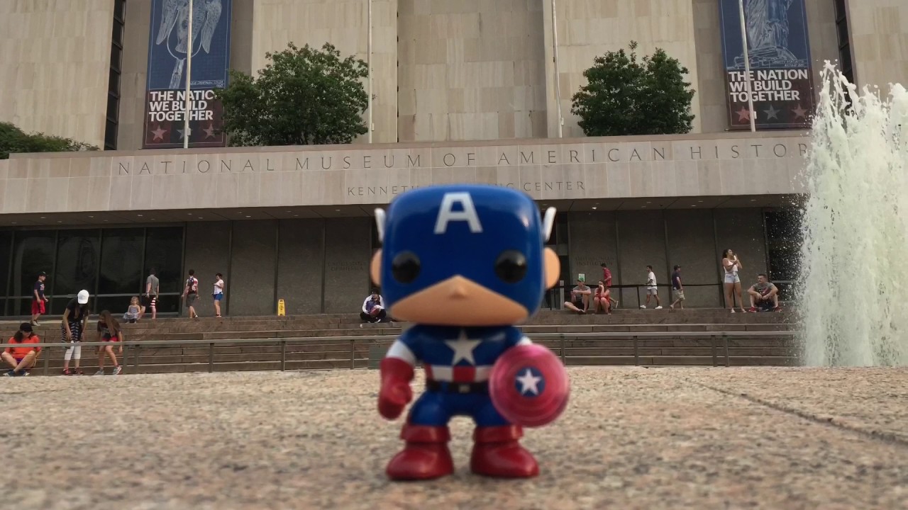 Captain America travels in Washington DC - YouTube
