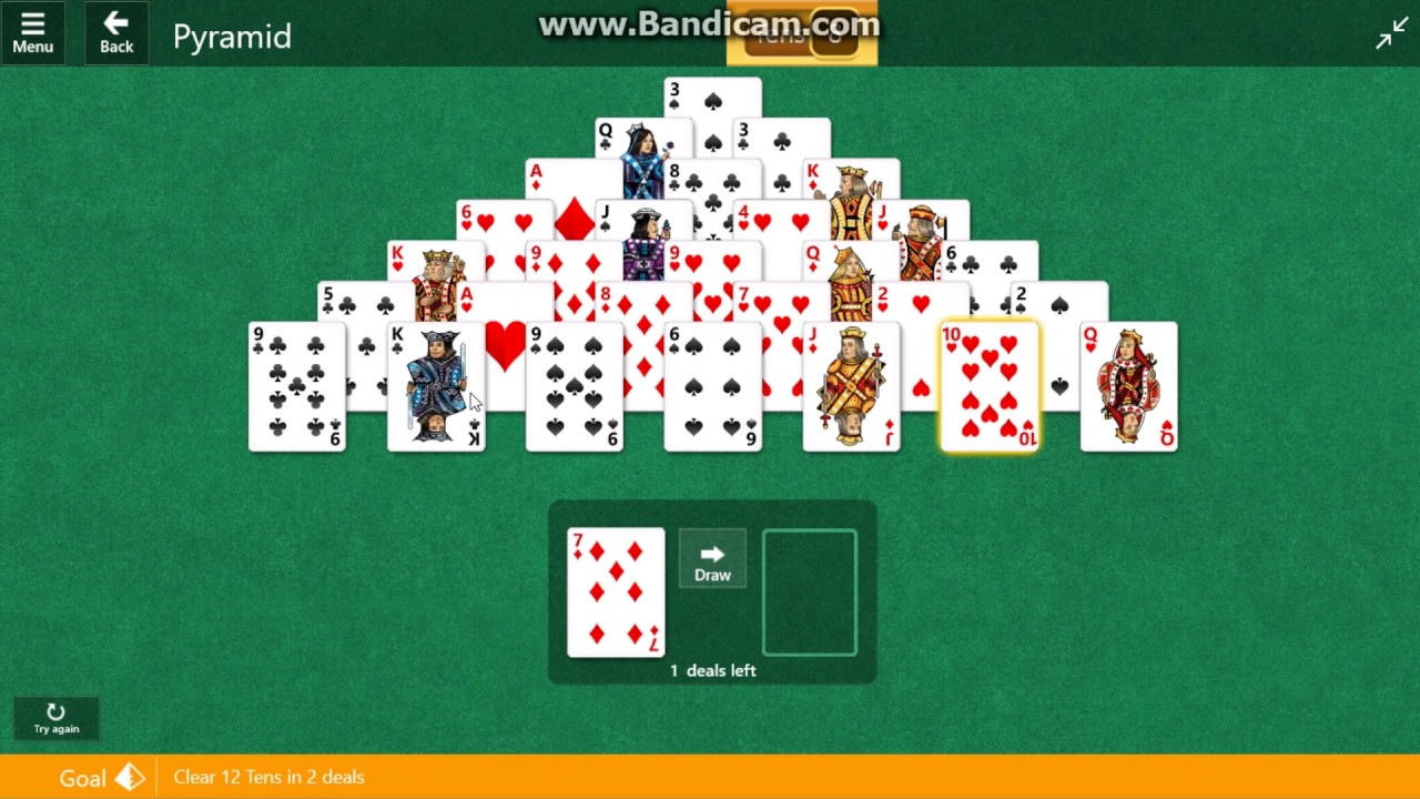 Microsoft Solitaire Collection Pyramid May 12, 2017 - YouTube