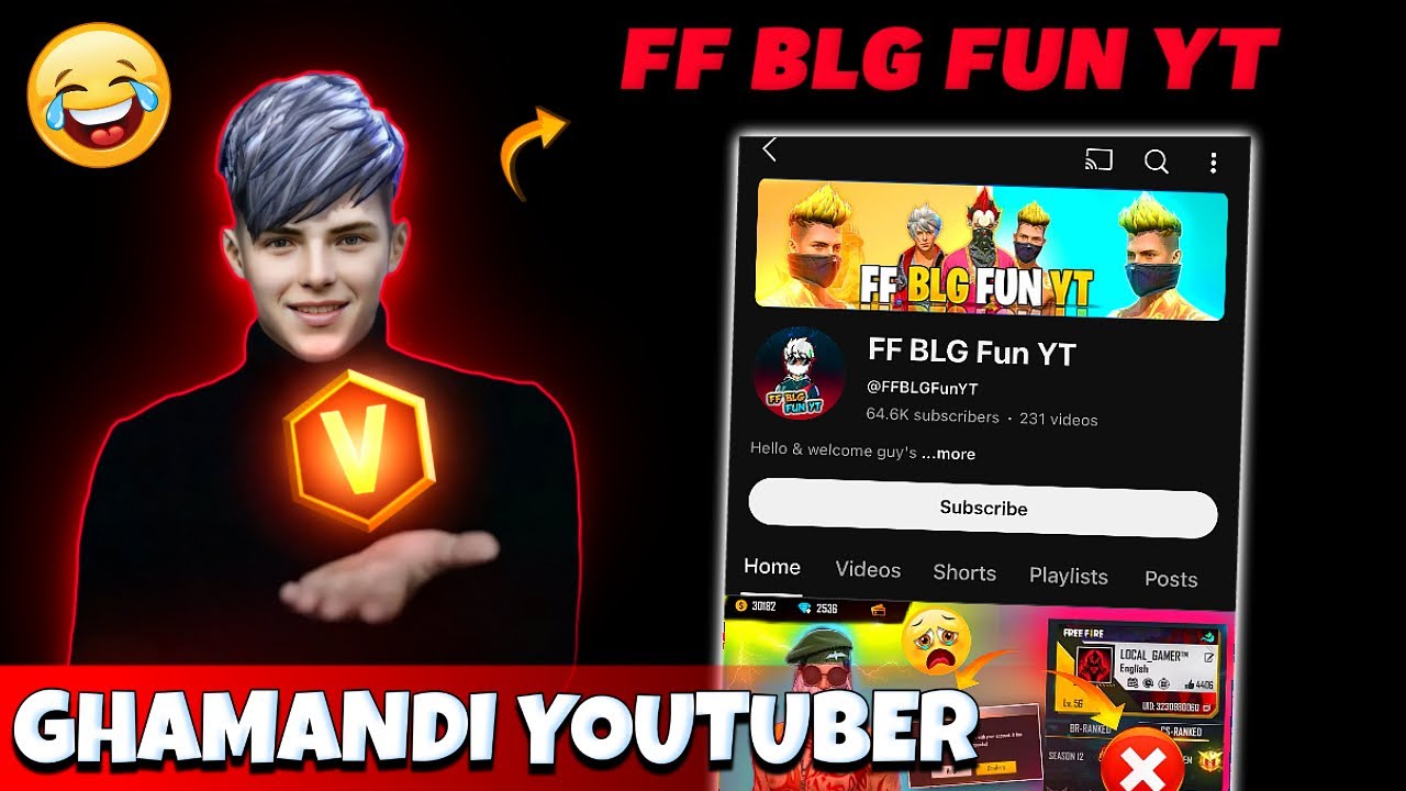 I Became Ghamandi Youtuber Really ? || Kya FF BLG Fun YT Ghamandi ...