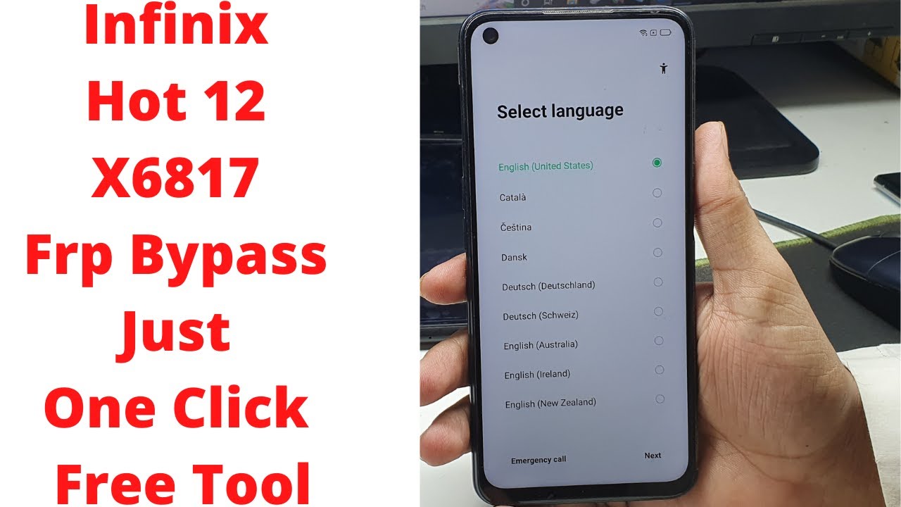 Infinix Hot 12 X6817 Frp Bypass Just One Click Free Tool || infinix ...