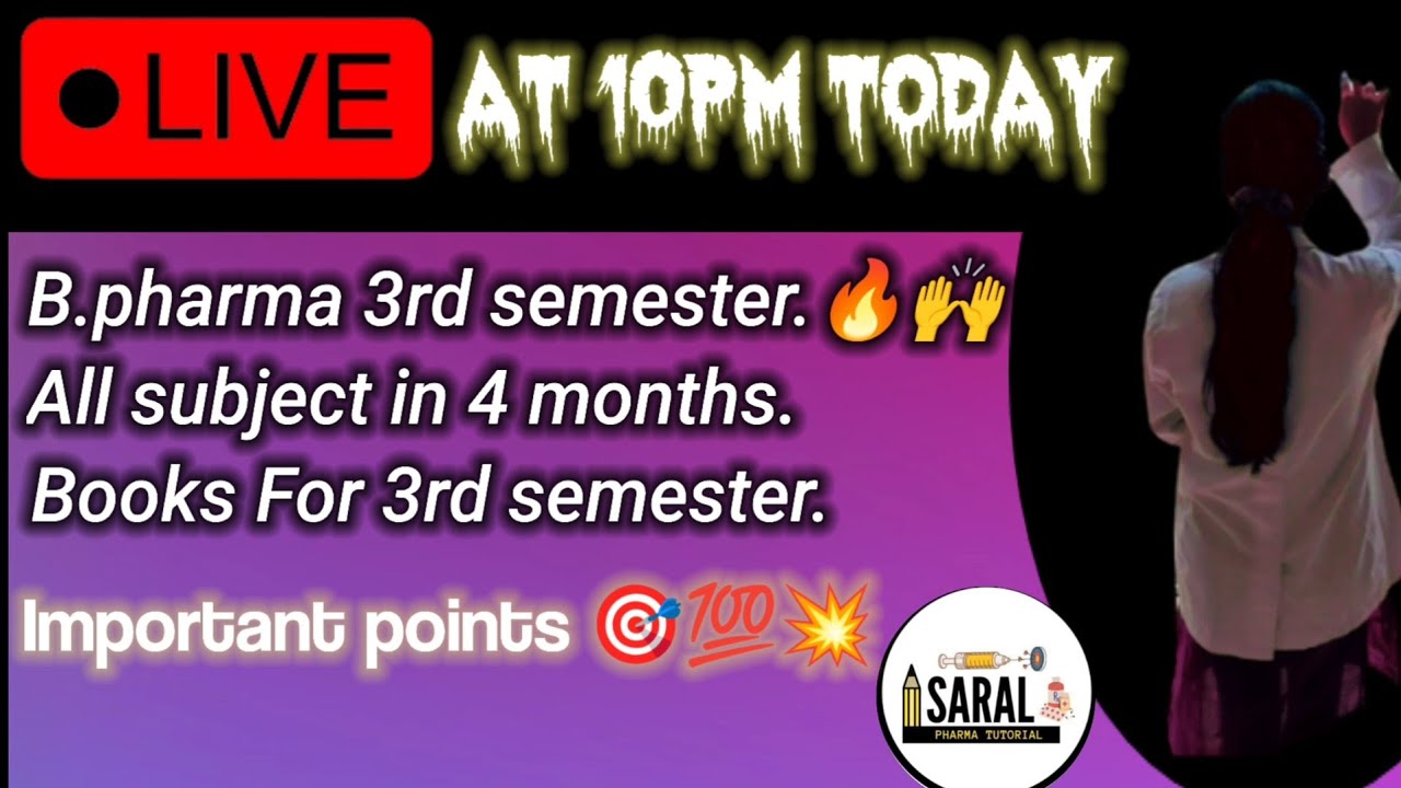 Saral Pharma tutorial is going live! - YouTube