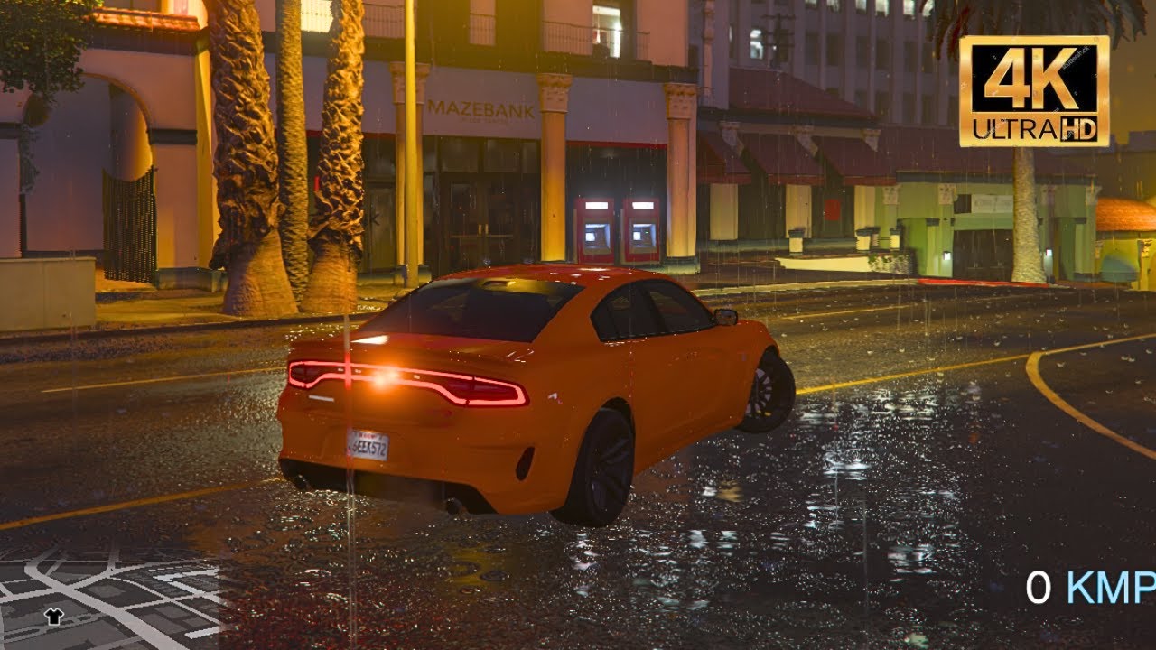 GTA 5 Insane Graphics In Night | GTA V 4K Ultra HD Graphics - YouTube