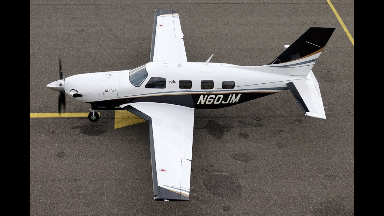 Stunning Piper PA46T M500 N60JM / Start Up and Take Off - YouTube