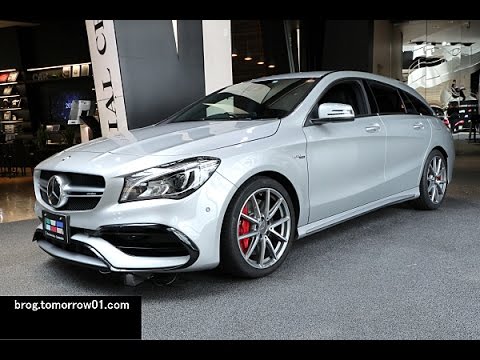 Mercedes-AMG CLA45 4MATIC Shooting Brake : Silver - YouTube