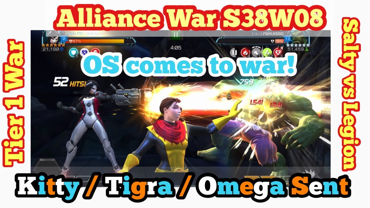 Alliance War S38W08 | Salty vs Legion | Omega Sentinel is a Badass ...