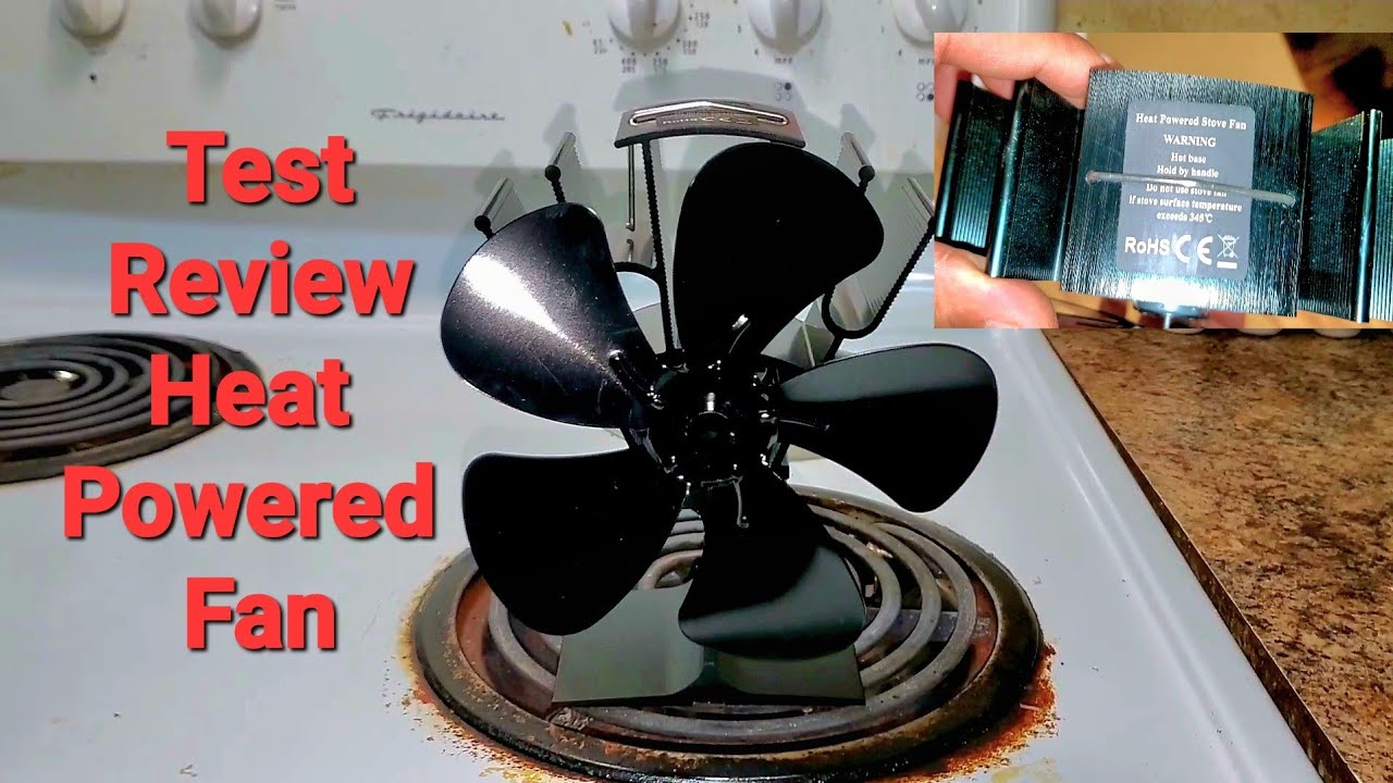 Test And Review Heat Powered Stove Fan - YouTube